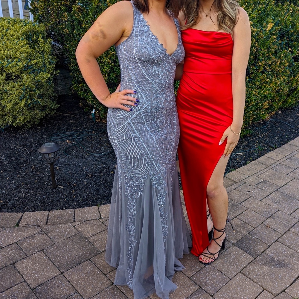 Beaded Y2k Mermaid Prom Dress - Gem